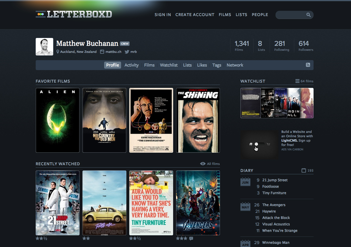 Letterboxd | Best Design Awards