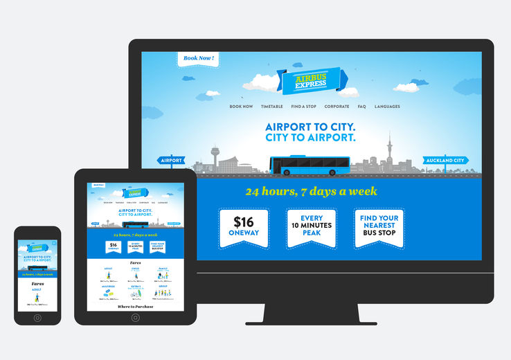 Airbus Express Website | Best Awards