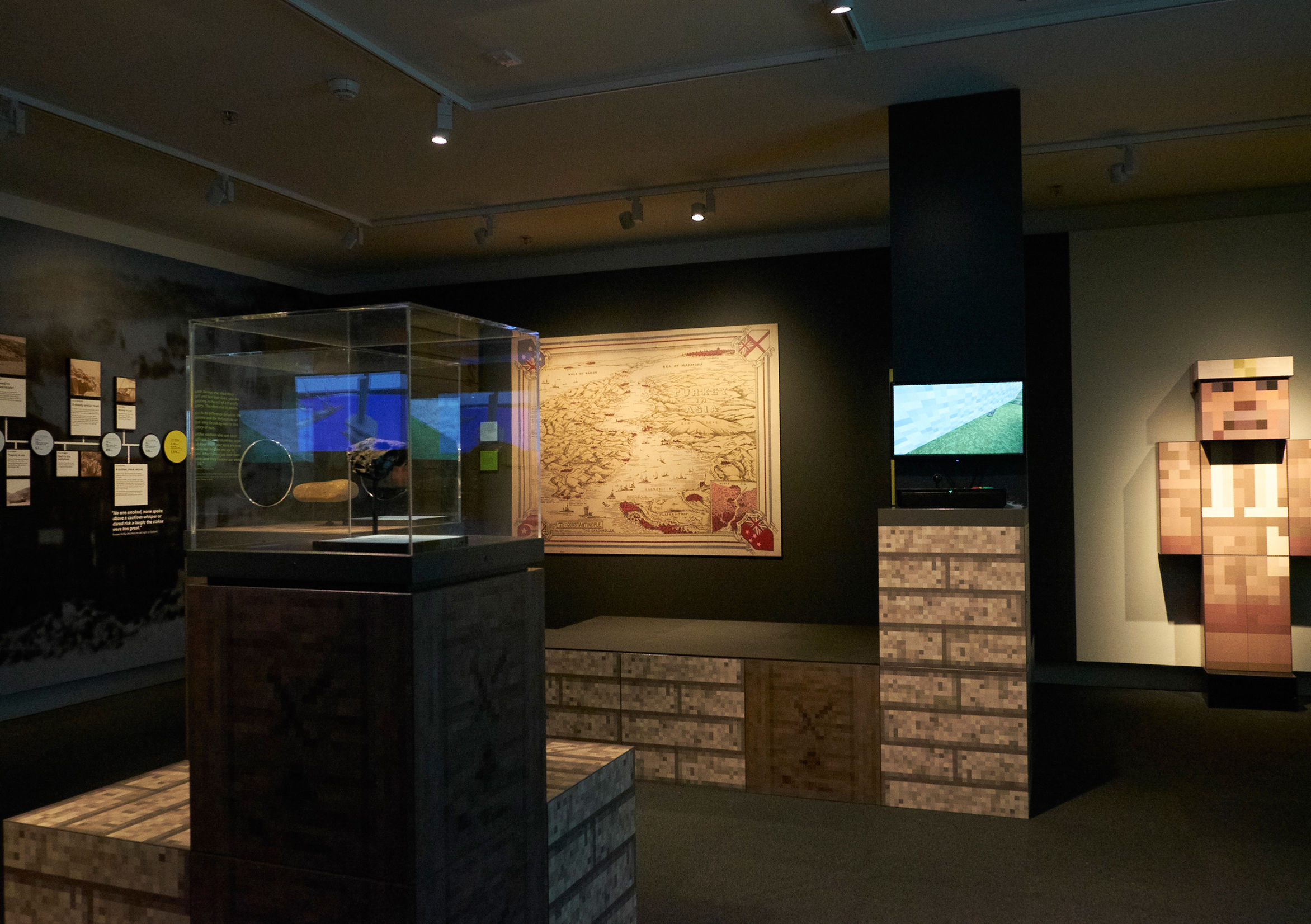 Gallipoli in Minecraft® Exhibition at Auckland War Memorial Museum ...