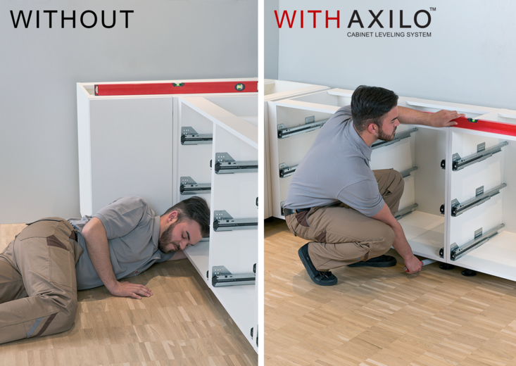 AXILO Cabinet Leveling System | Best Awards