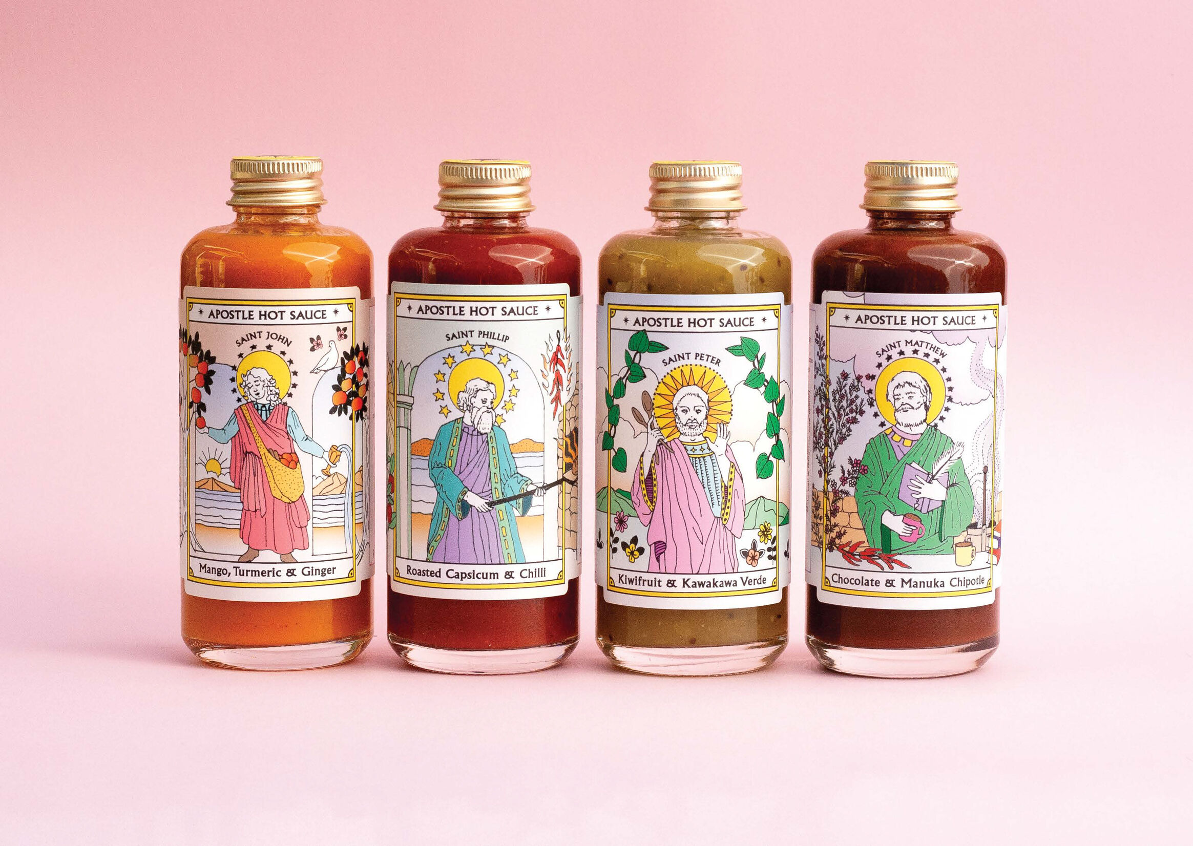 Apostle Hot Sauce Bottle Design | Best Awards