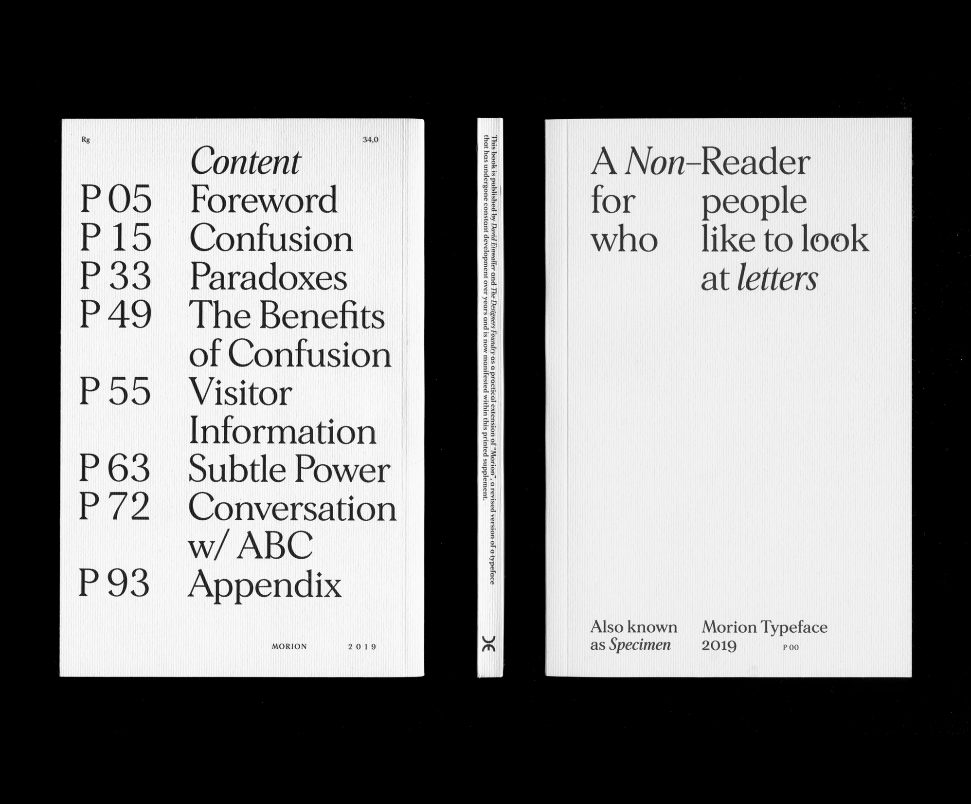 A Non-Reader for people who like to look at letters | Best Awards