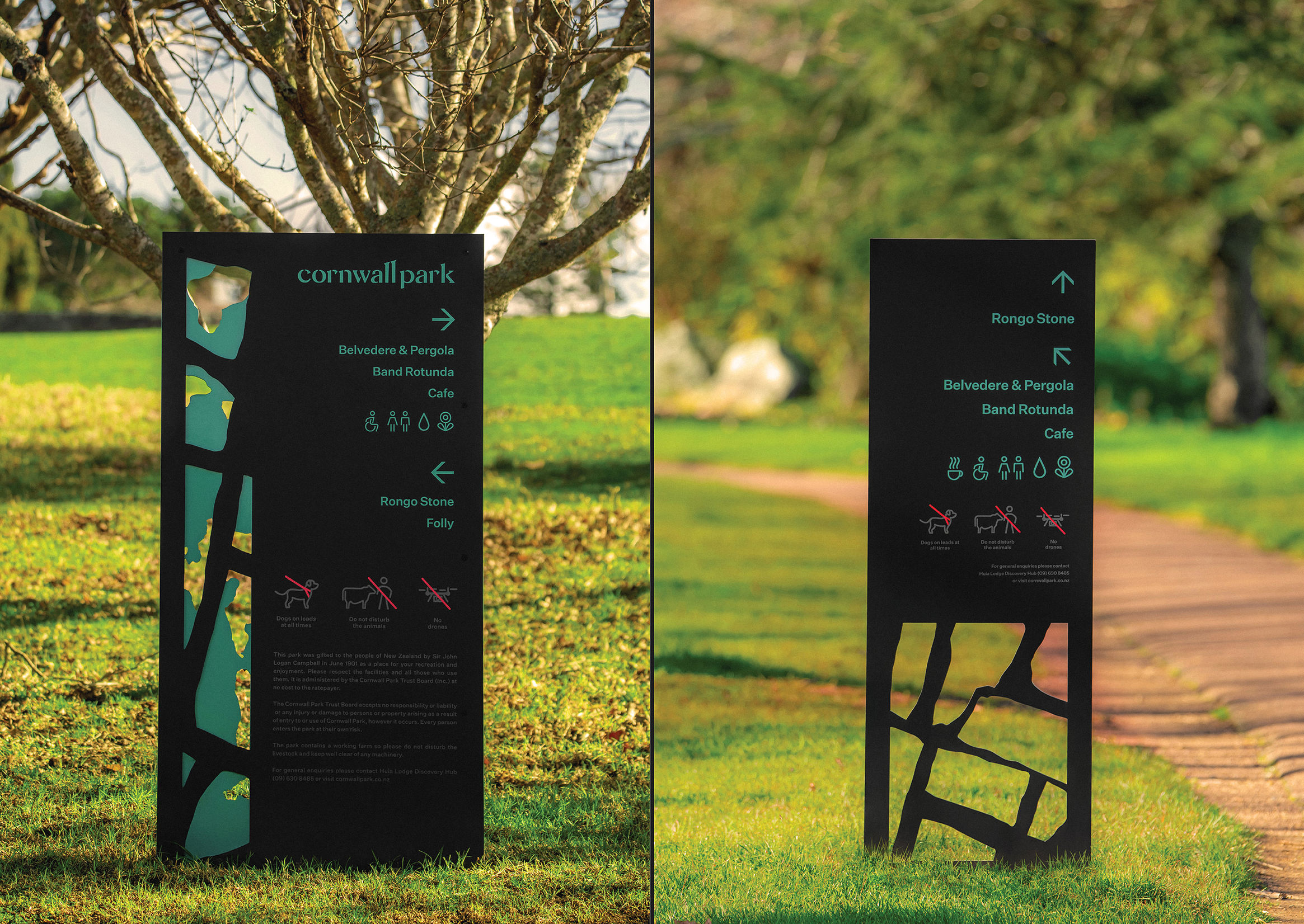 Cornwall Park Signage and Wayfinding | Best Awards