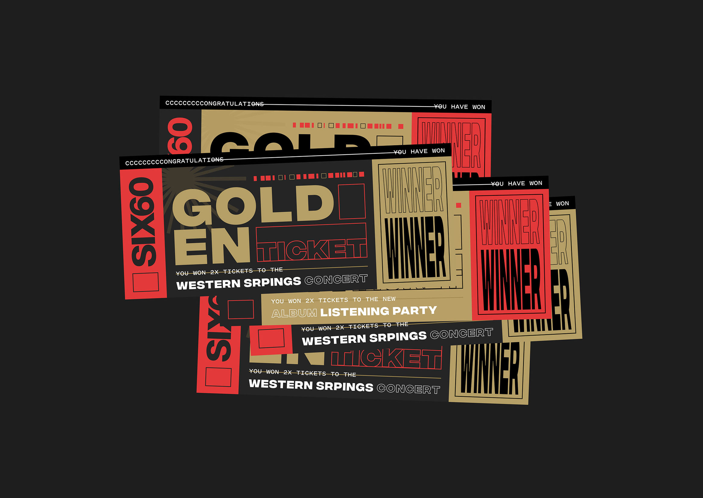 SIX60 Golden Ticket | Best Awards