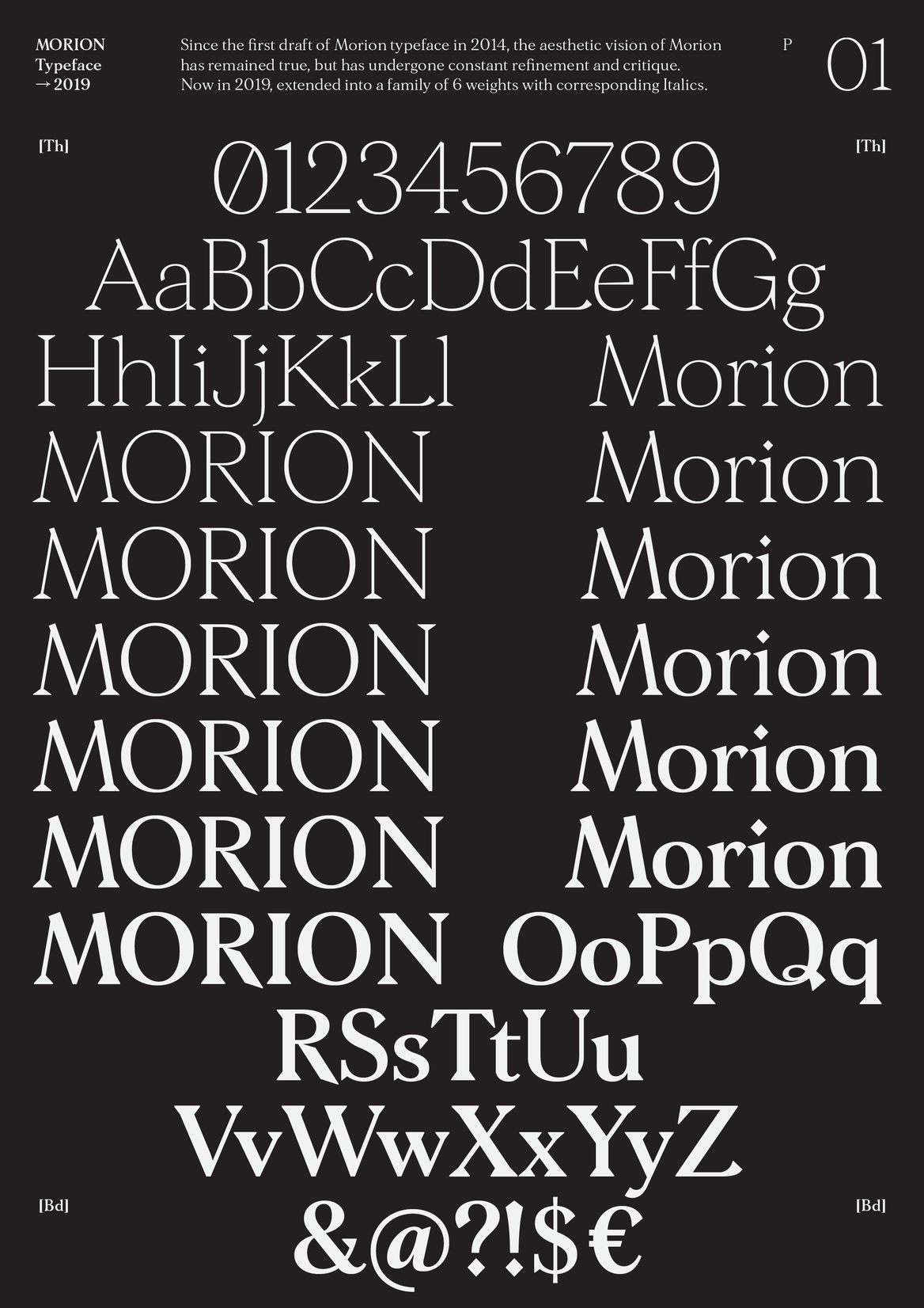Morion Typeface | Best Awards