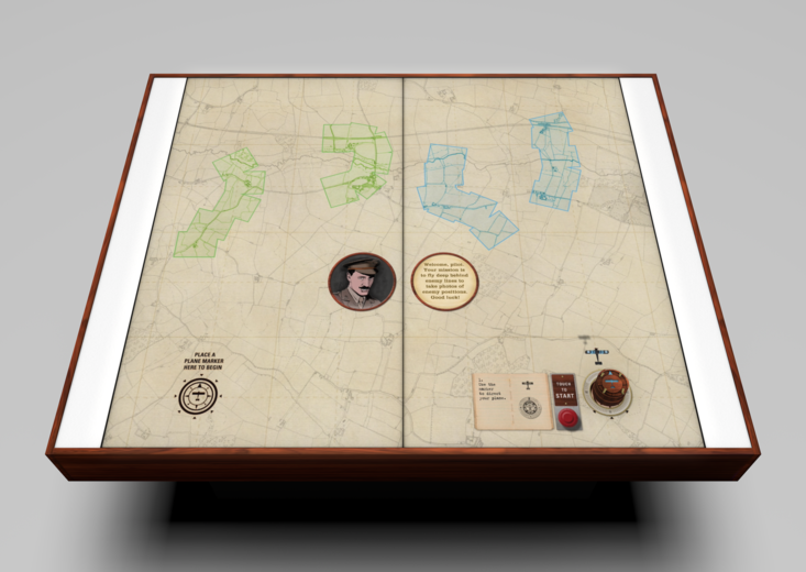 WWI Aerial Reconnaissance Multi-User Interactive Table | Best Awards