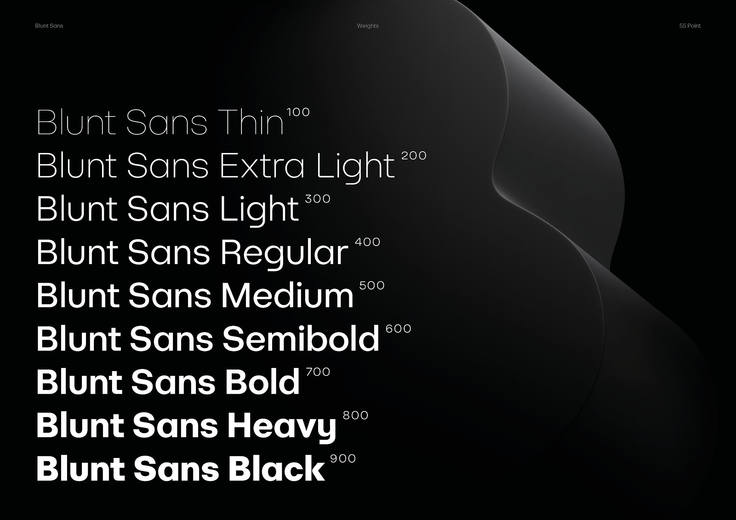 Blunt Sans | Best Awards