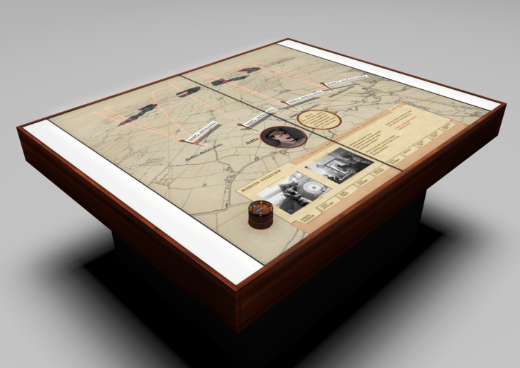 WWI Aerial Reconnaissance Multi-User Interactive Table | Best Awards