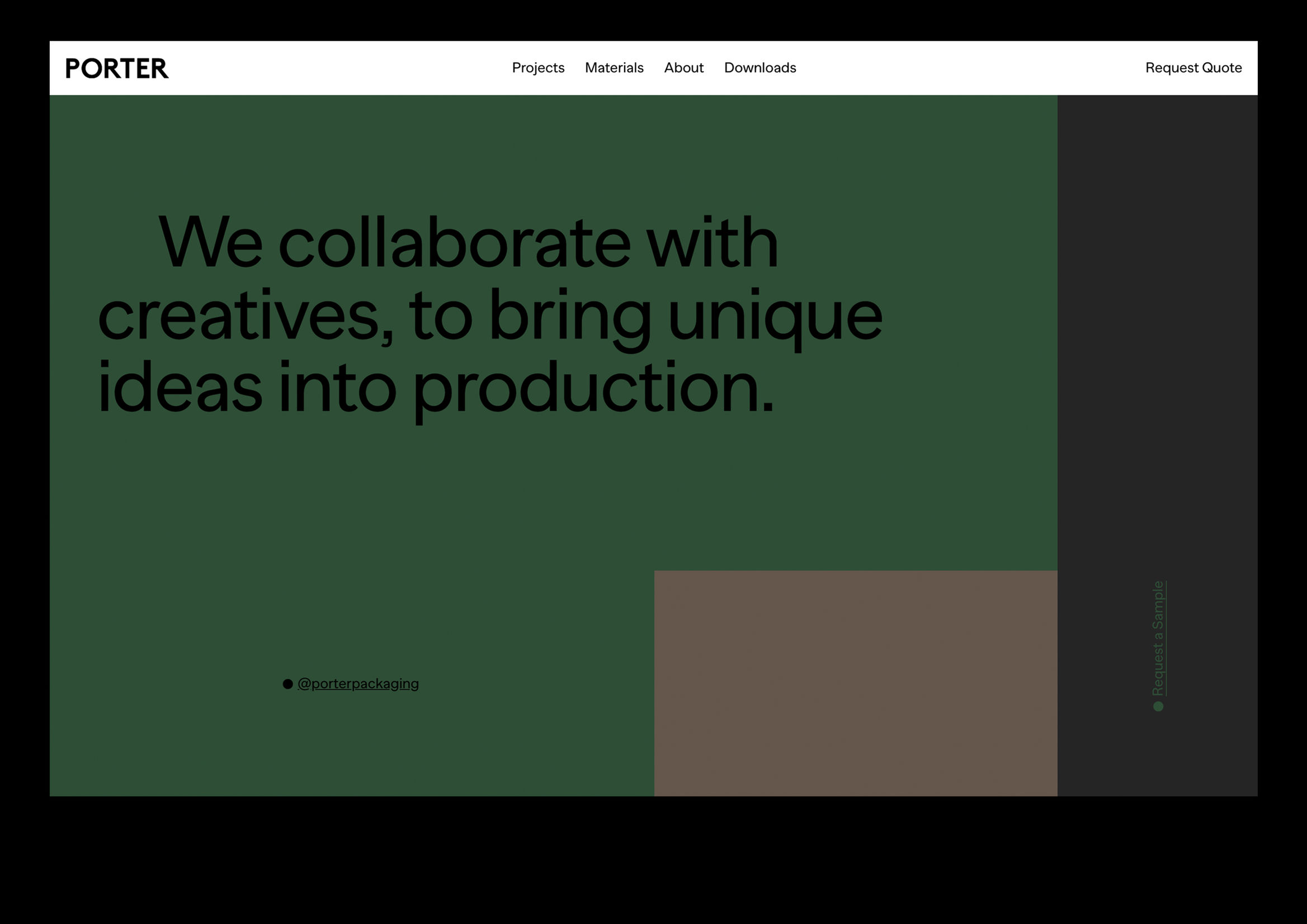 Porter Packaging | Best Awards