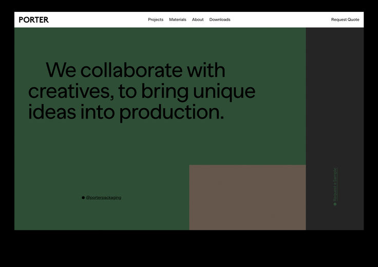 Porter Packaging | Best Awards