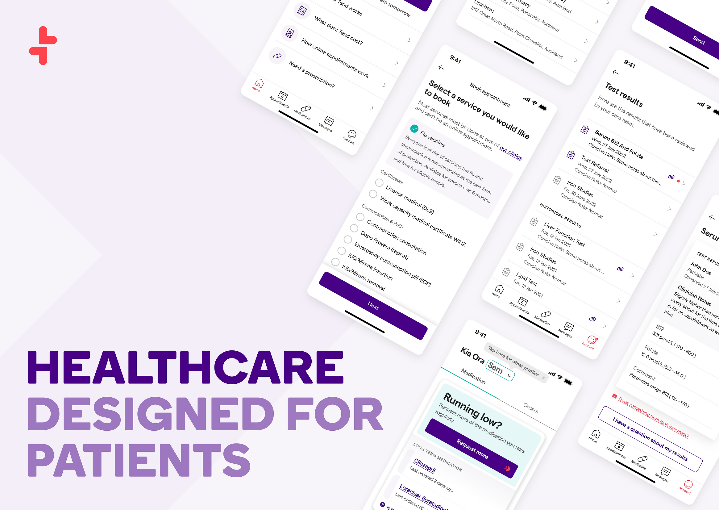 Tend Health Patient App | Best Awards