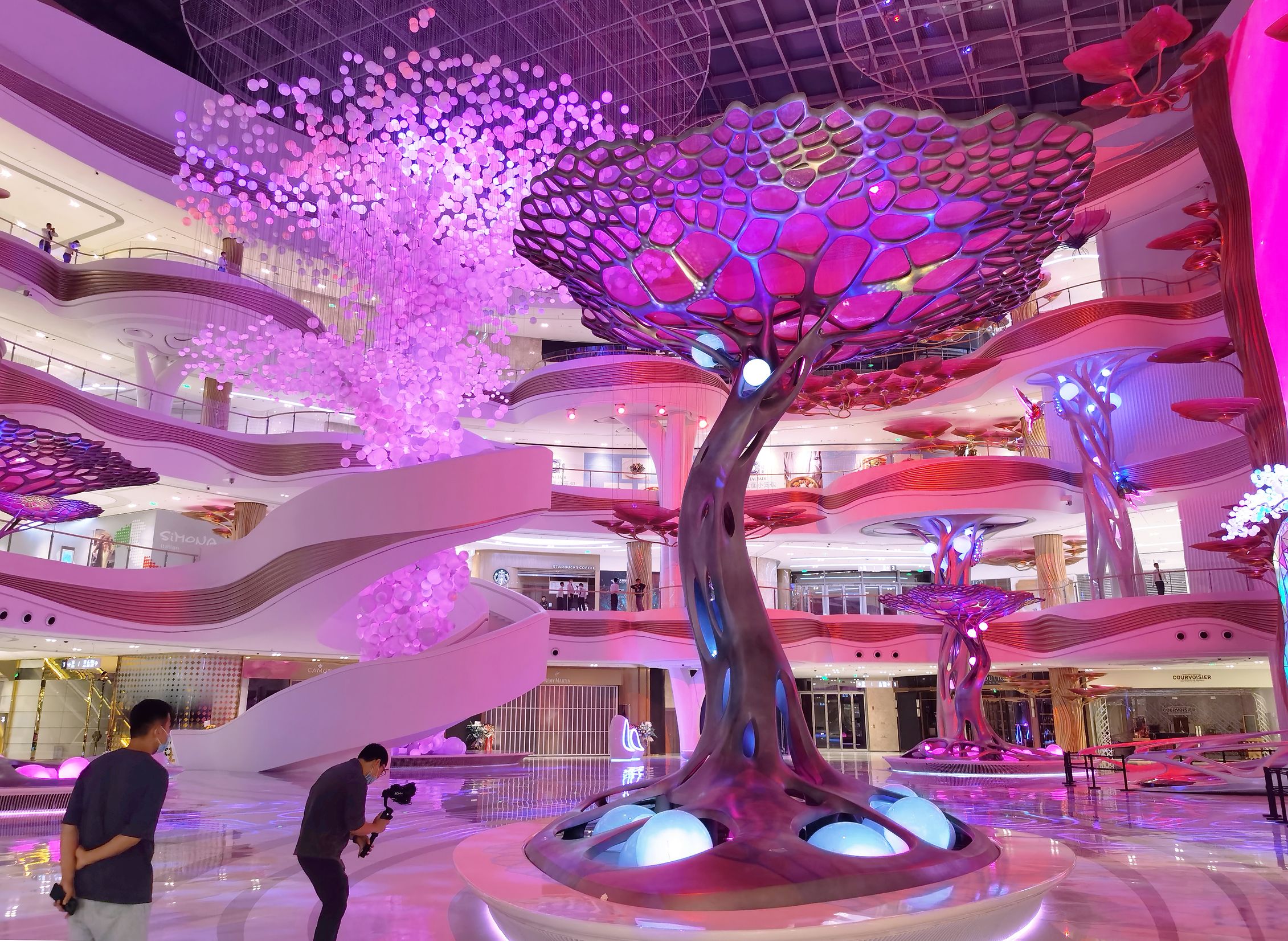 “Aura: The Forest at the Edge of the Sky” Atrium Installation, Haikou ...