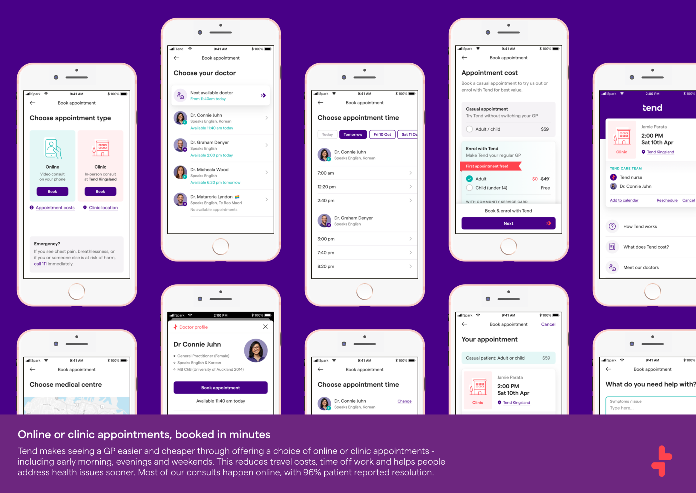 Tend Health Patient app | Best Awards