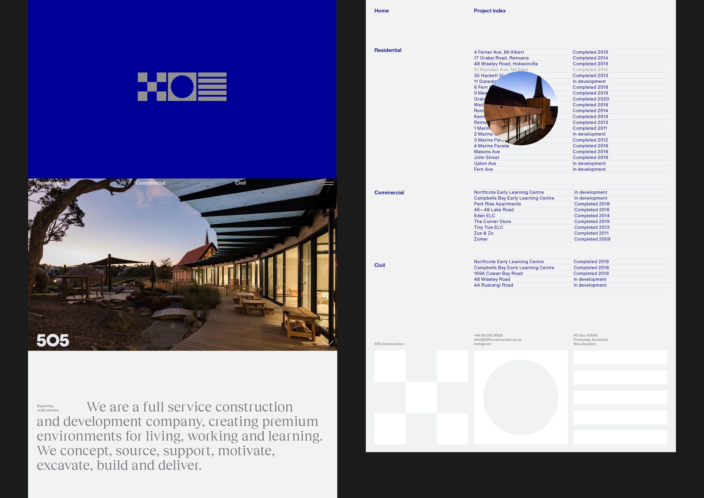 505 Construction | Best Awards