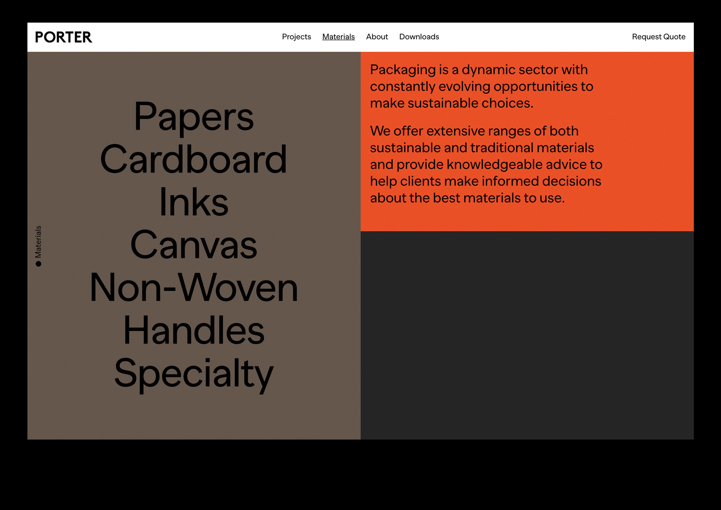 Porter Packaging | Best Awards