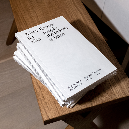 A Non-Reader for people who like to look at letters | Best Awards